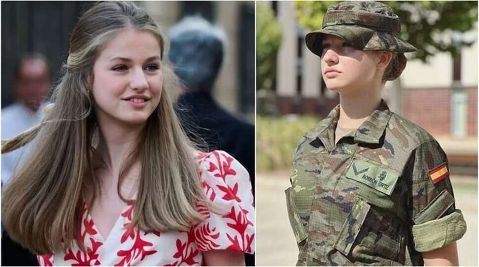 Princess Leonor: हाथों में राइफल, बदन में जोश, मिलिट्री में शामिल हुई ...